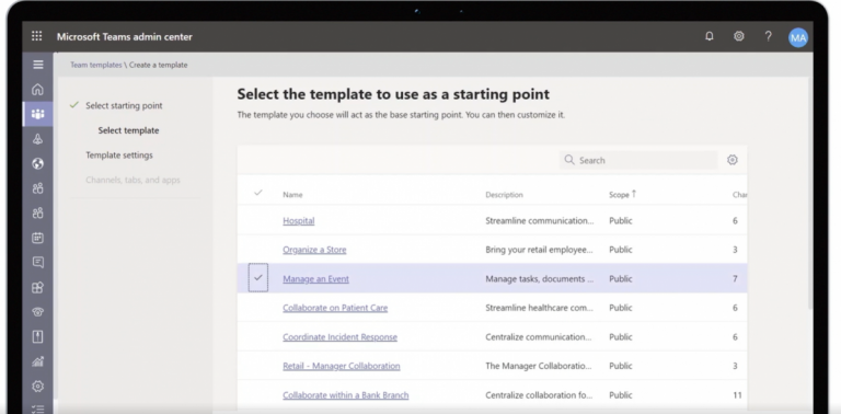 New Customizable Microsoft Teams Templates for your Organization