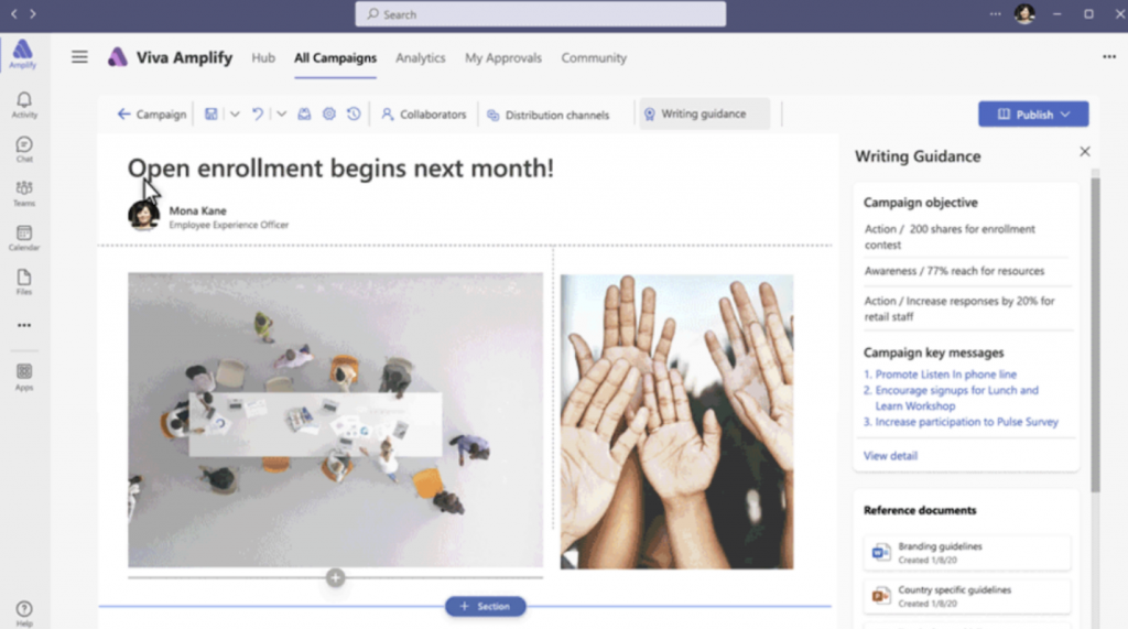Viva Amplify: Corp Comm's Little Helper | Creospark