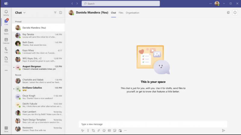 Chat with yourself in Teams - 12 Days of Teams | Creospark