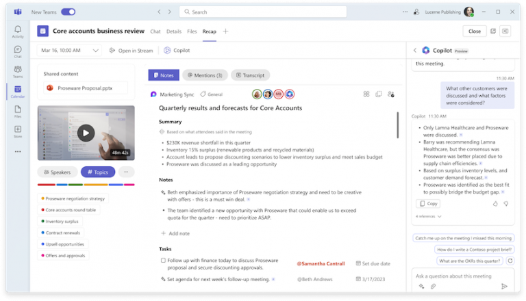 Microsoft Teams Premium vs. Copilot in Teams | Creospark