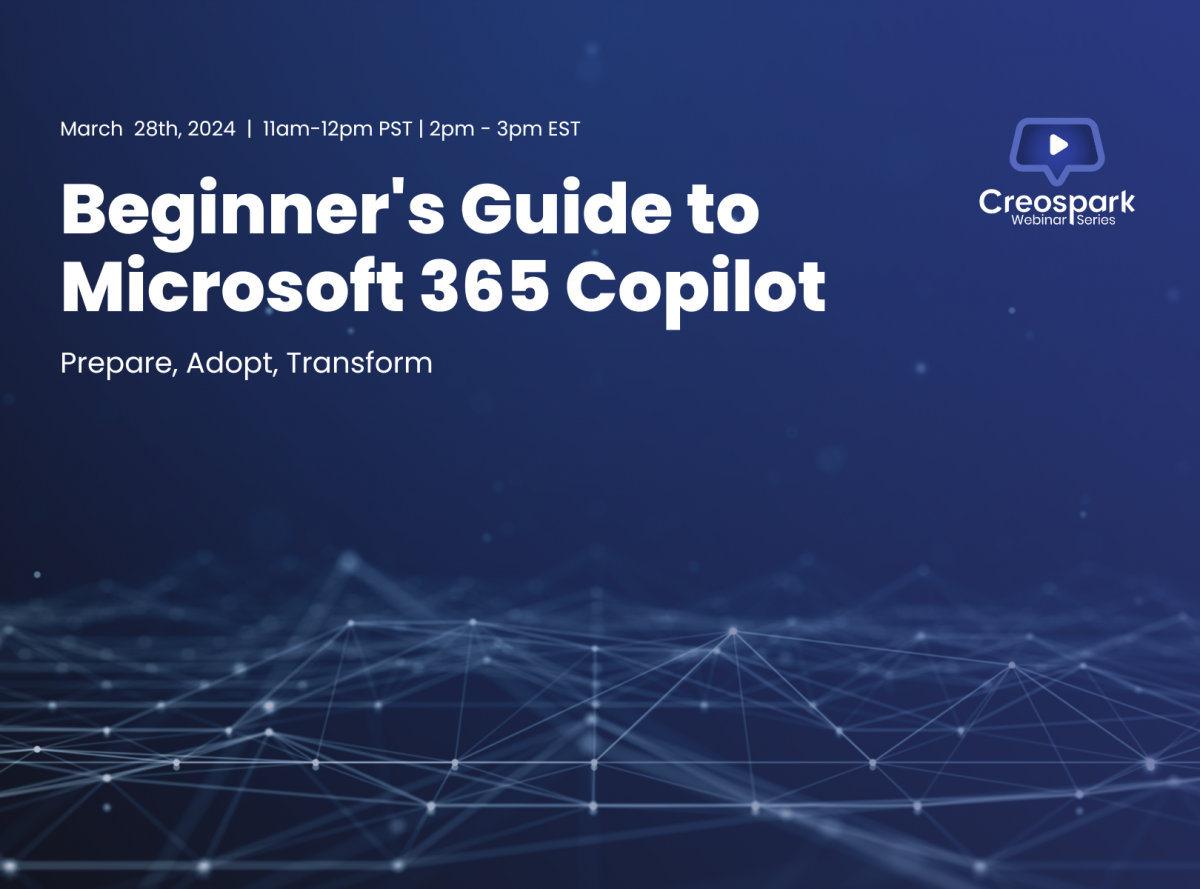 Beginner's Guide to Microsoft 365 Copilot | Webinar