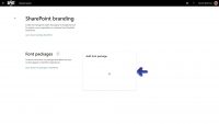Adding your custom fonts to the SharePoint Brand Center