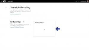 Adding your custom fonts to the SharePoint Brand Center