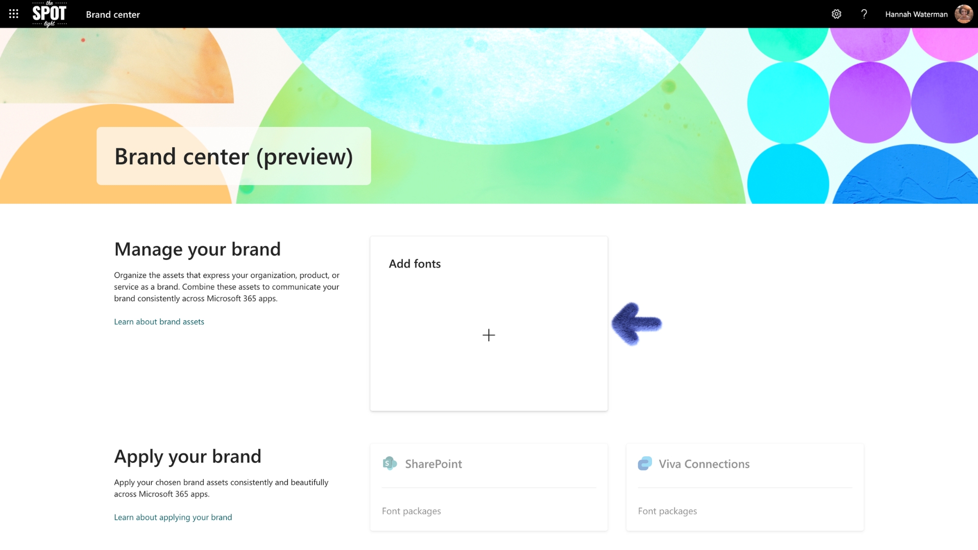 Adding your custom fonts to the SharePoint Brand Center